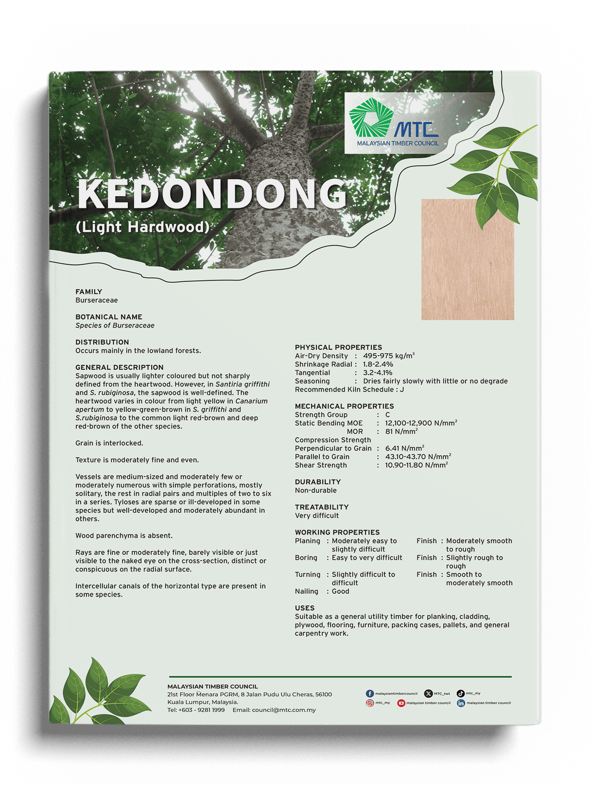 Brochures - Malaysian Timber Council